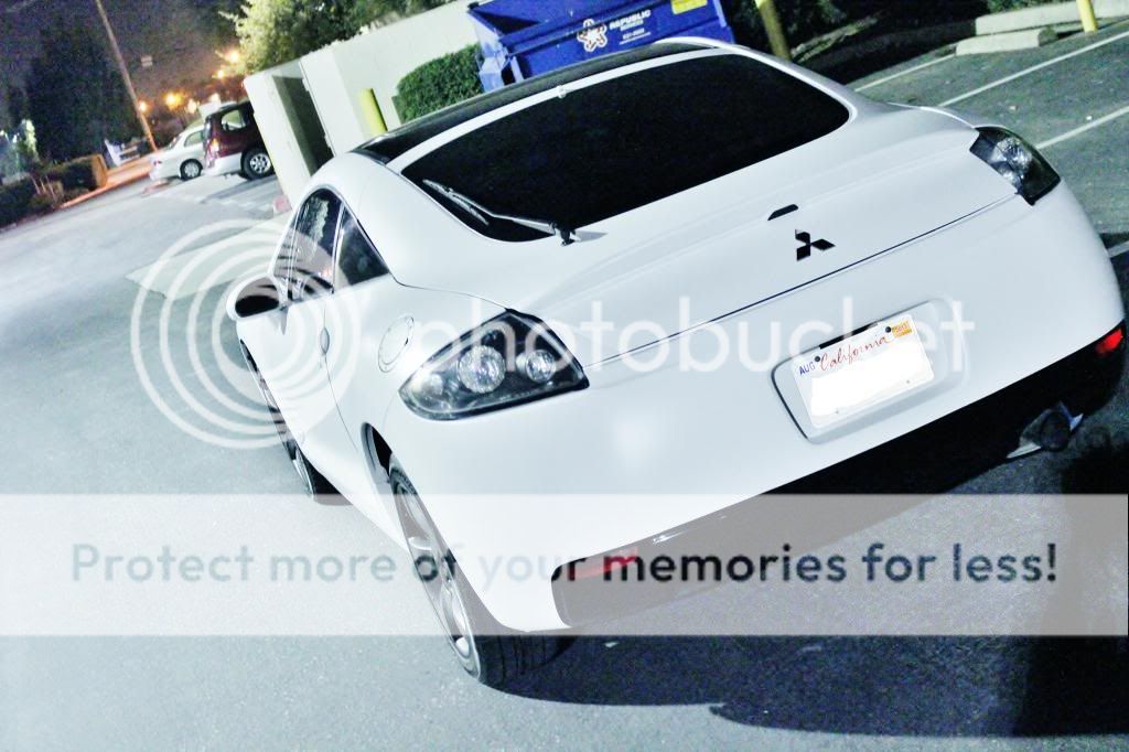 06 Eclipse GS in Matte White with Gloss Black Trim (Repainted ...